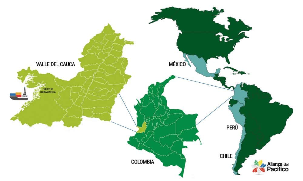 Ubicación estratégica del Valle del Cauca - Invest Pacific